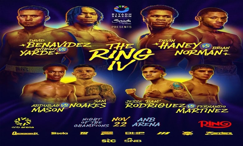 Riyadh Season accueille les plus grands combats de boxe dans The Ring ...